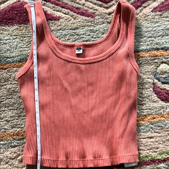 Uniqlo | Tops | Uniqlo Pink Ribbed Sleeveless Crop Top | Poshmark